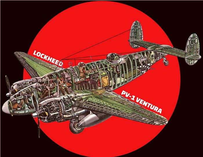 Inside look of Lockheed PV Ventura - 9GAG