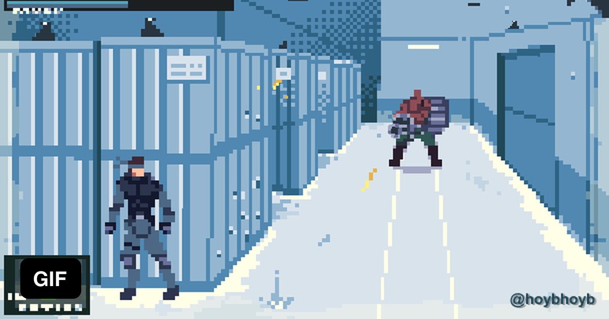 Metal Gear Solid Bossfight pixelart OC - 9GAG