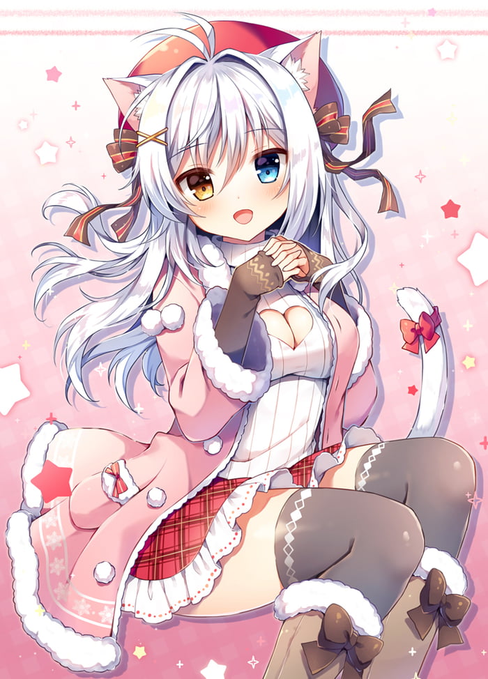 Heterochromia Neko - 9GAG