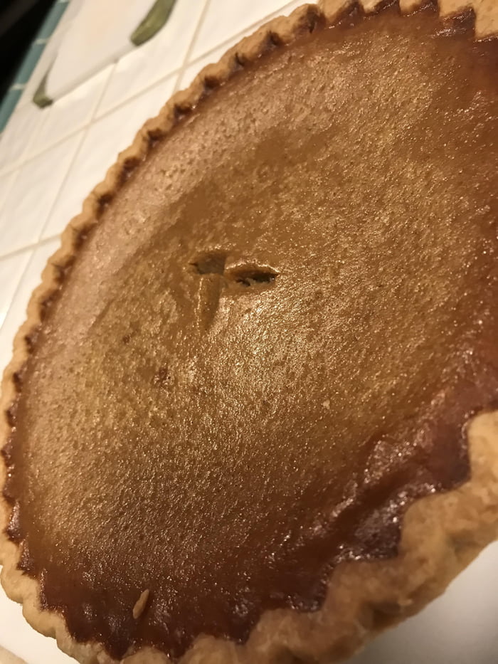 Roasted flame pumpkin pie - 9GAG