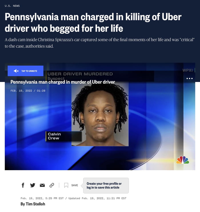 Uber driver gets shot to death after begging for her life. - 9GAG
