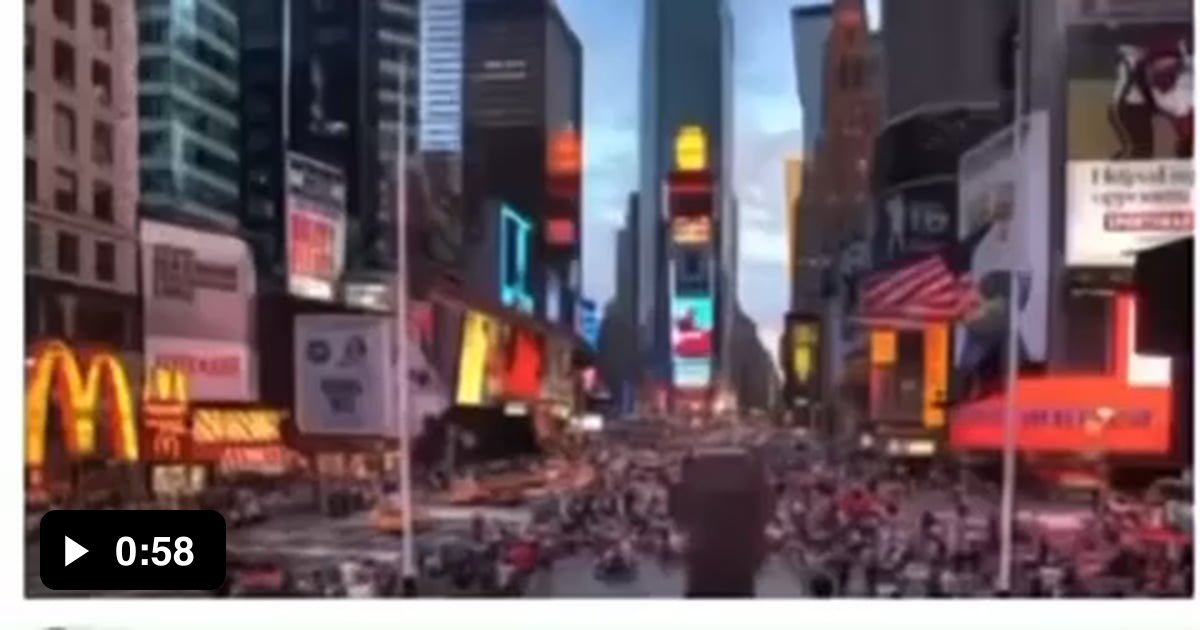 Removing all of the ads on Times Square… - 9GAG
