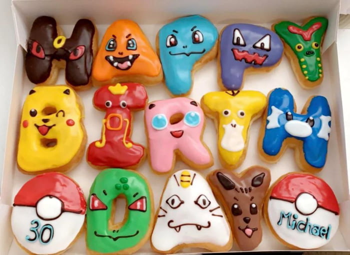 Wife surprised me this morning with Pokémon donuts. - 9GAG