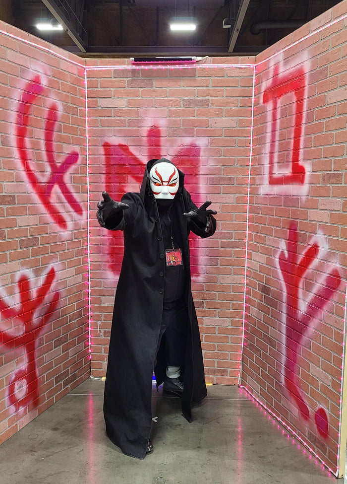 Prof. Callaghan aka Kabuki Mask from Big Hero 6 Phoenix Fan Fusion 2022 ...