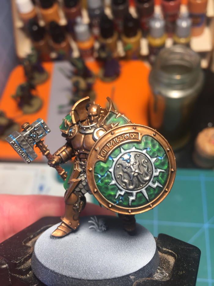 First mini from the Dominion box painted. - 9GAG