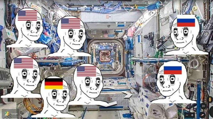 Meanwhile on ISS - 9GAG