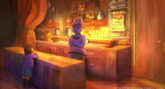 Snowdin shop [Undertale] - 9GAG
