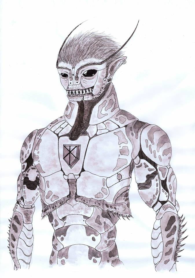 A grasshopper/human hybrid I tried to make. his name is "jumpin' Jimmy ...