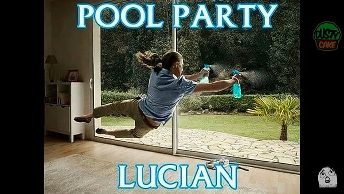 Pool party Lucian - 9GAG