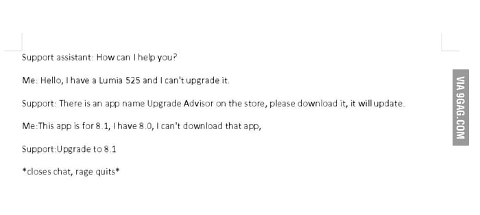 Wtf Microsoft Support? - 9GAG
