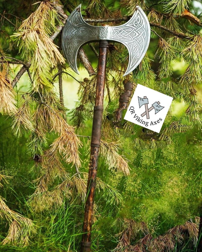 Large Norse Axe, Double blade axe - 9GAG