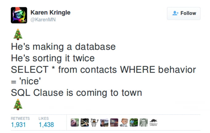 SQL Clause is coming to town - 9GAG