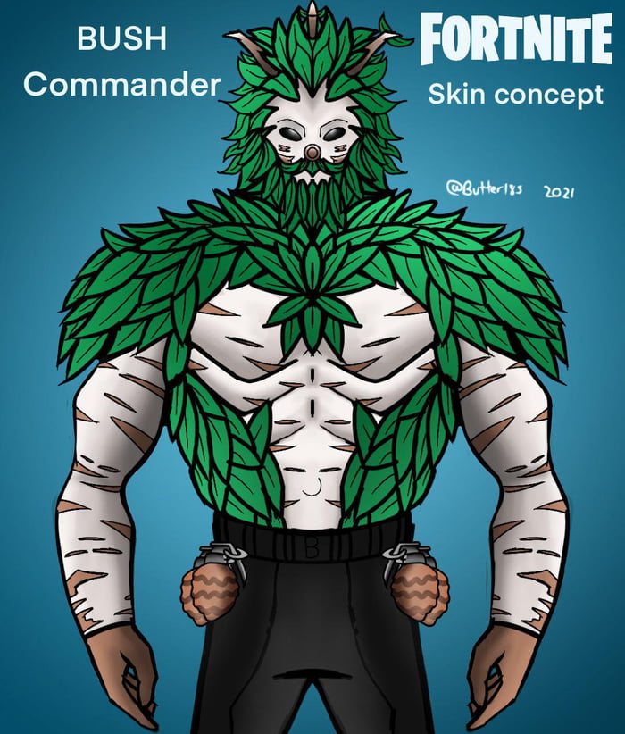 Fortnite skin Bush commander has risen and arrived #FortniteArt # ...