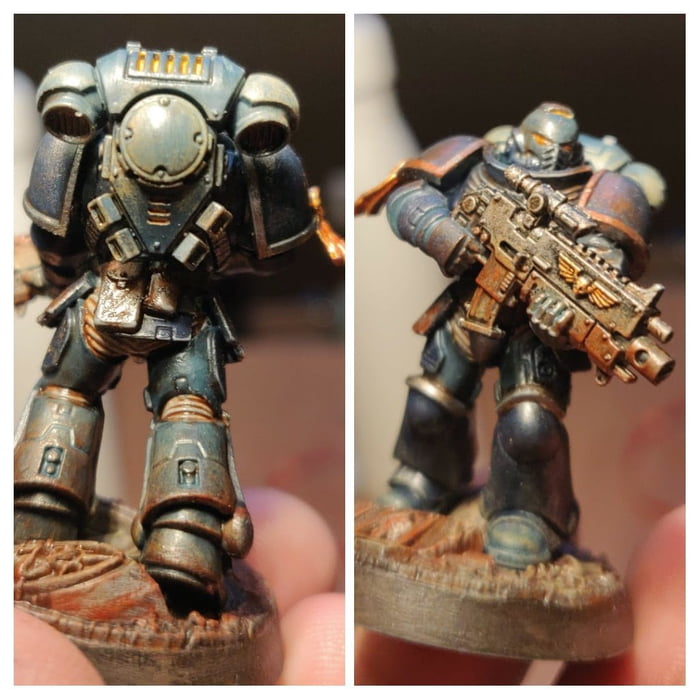 Rusty space marine ready to battle - 9GAG