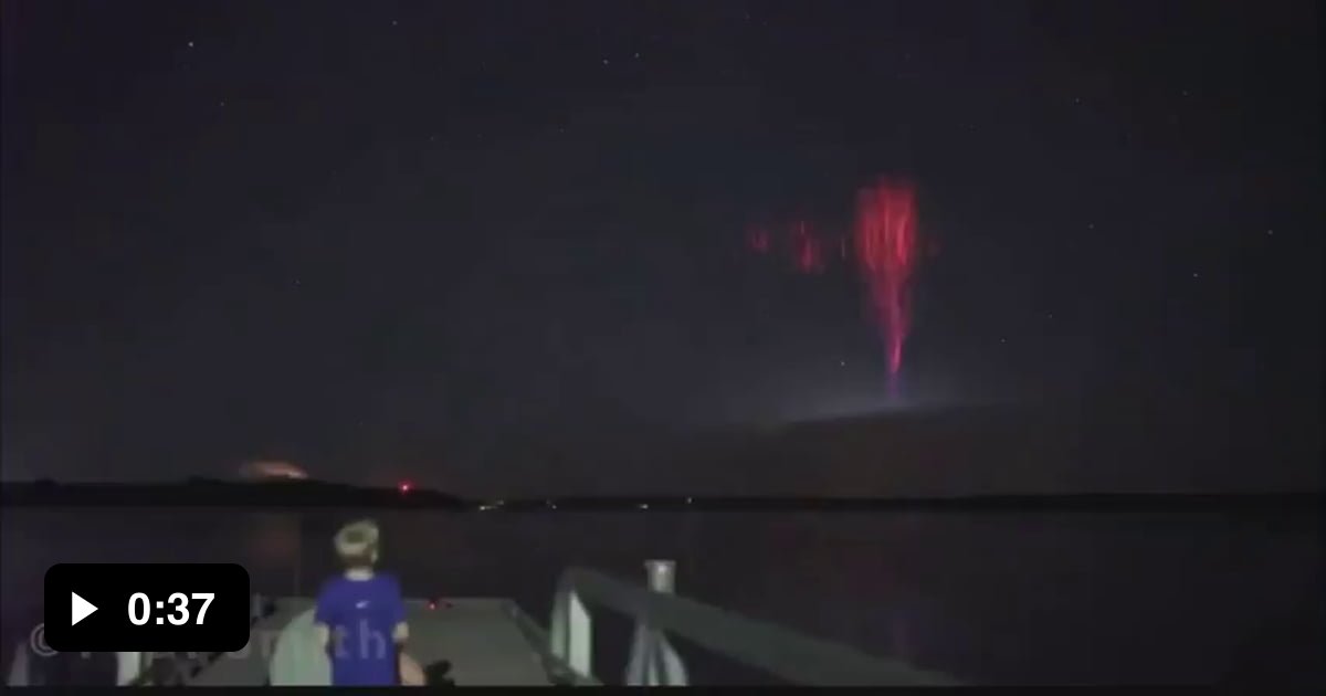 Red sprites are large scale electrical discharges that are sometimes ...