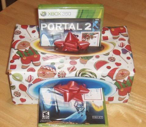 This Portal 2 gift wrap - 9GAG