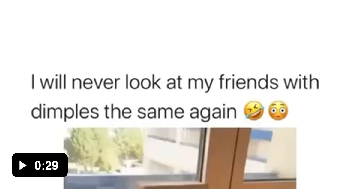 How people have dimples explained - 9GAG