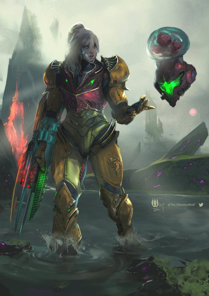 Drew mama Samus and the baby - 9GAG