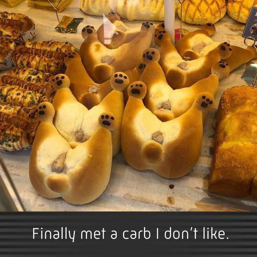 A normal day in a japanese Bakery ( Shiba butt bread) - 9GAG