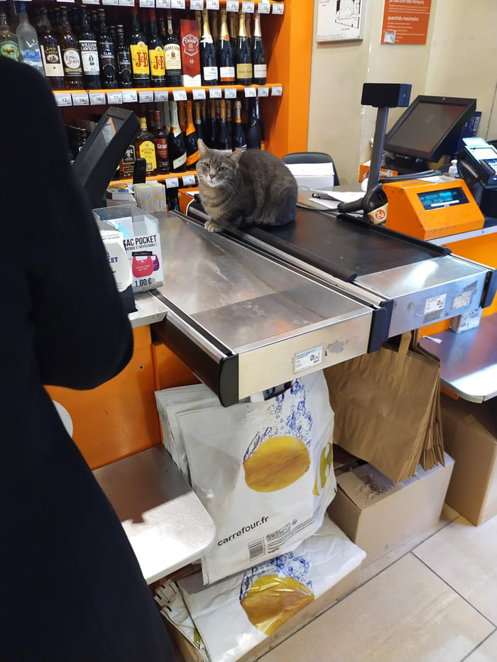 A cute cashier spotted in Carrefour in Paris - 9GAG