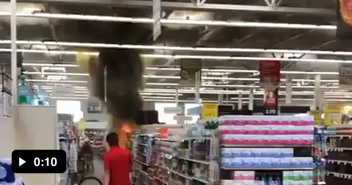 Fire in aisle 2 - 9GAG
