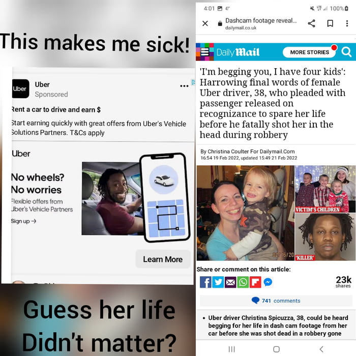 Not " Too Soon" for Uber I guess....? - 9GAG