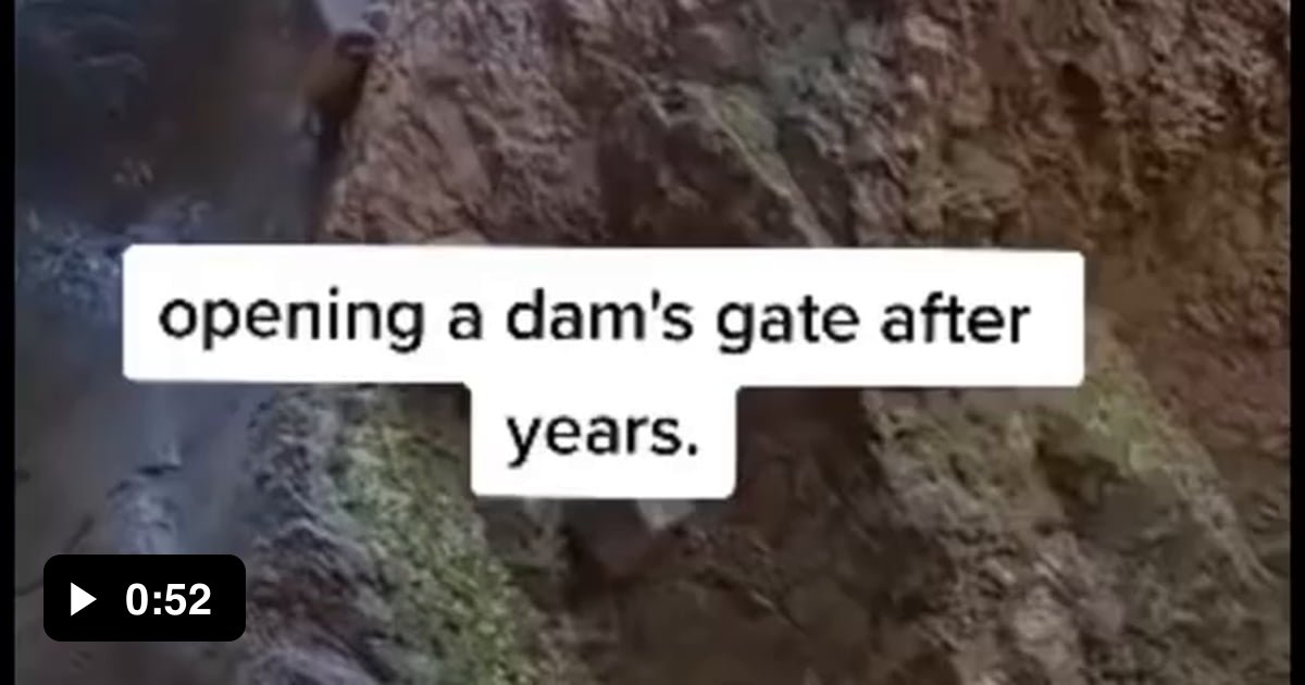 Re-starting a 40 year old Dam . - 9GAG