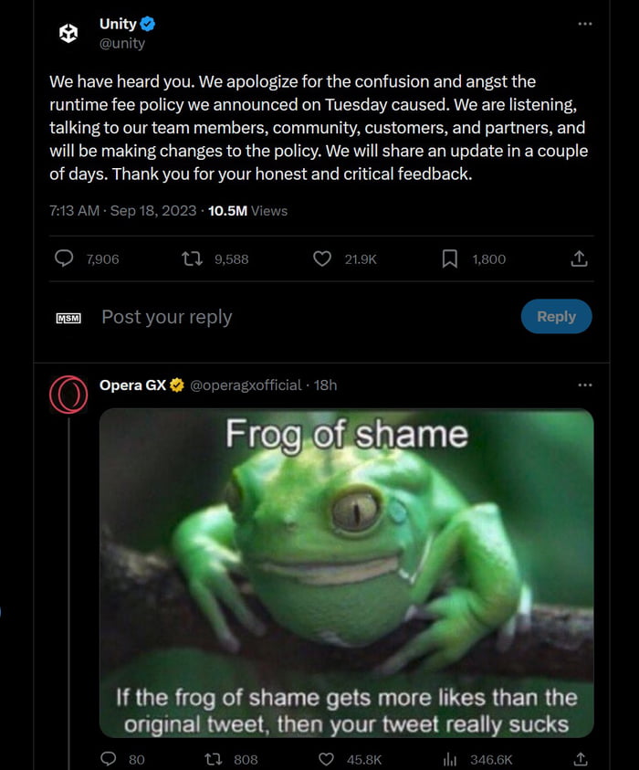 Frog of shame for Unity - 9GAG