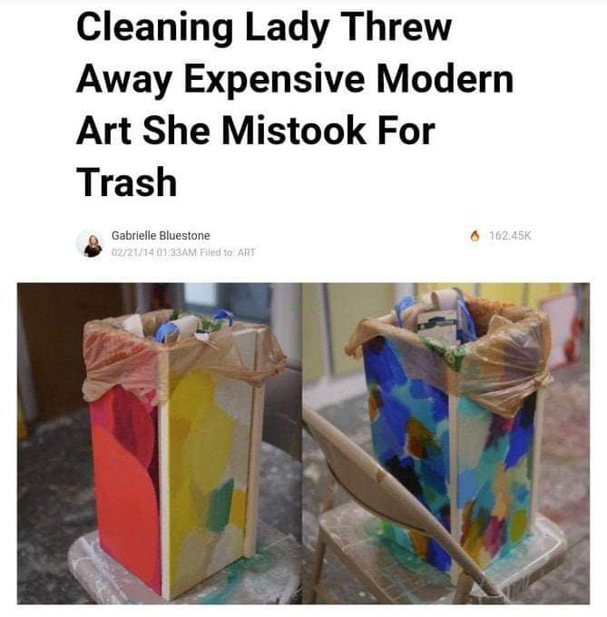 It was actually Modern Trash - 9GAG