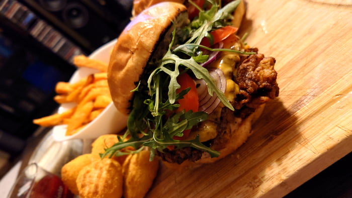 ..made my first Chicken Burgah - 9GAG