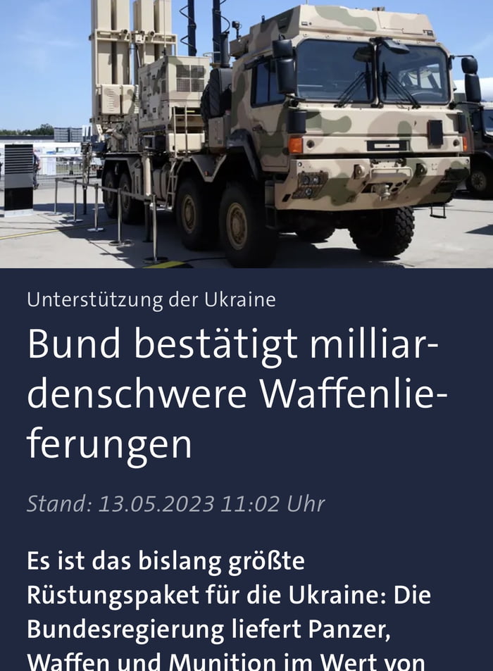 Germany just announced handing over another 20 Marder AFVs, 30 Leopard 1s, 18 self-propelled ...