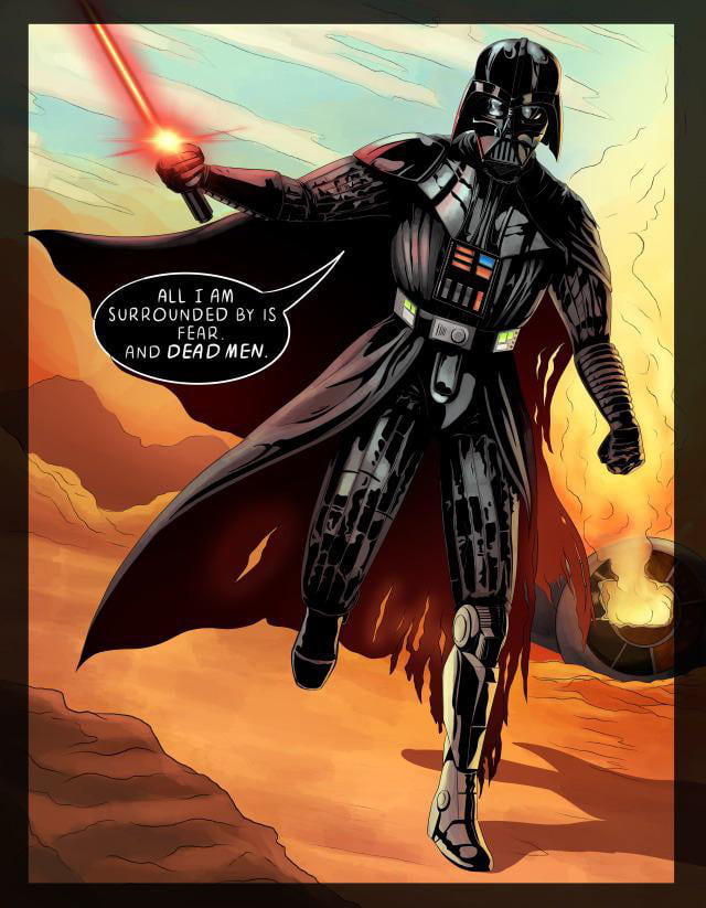 Based on the comic “Vader Down” - 9GAG