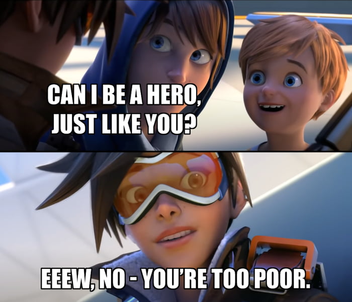 Overwatch hyper-positive cinematics VS Blizzard reality - 9GAG