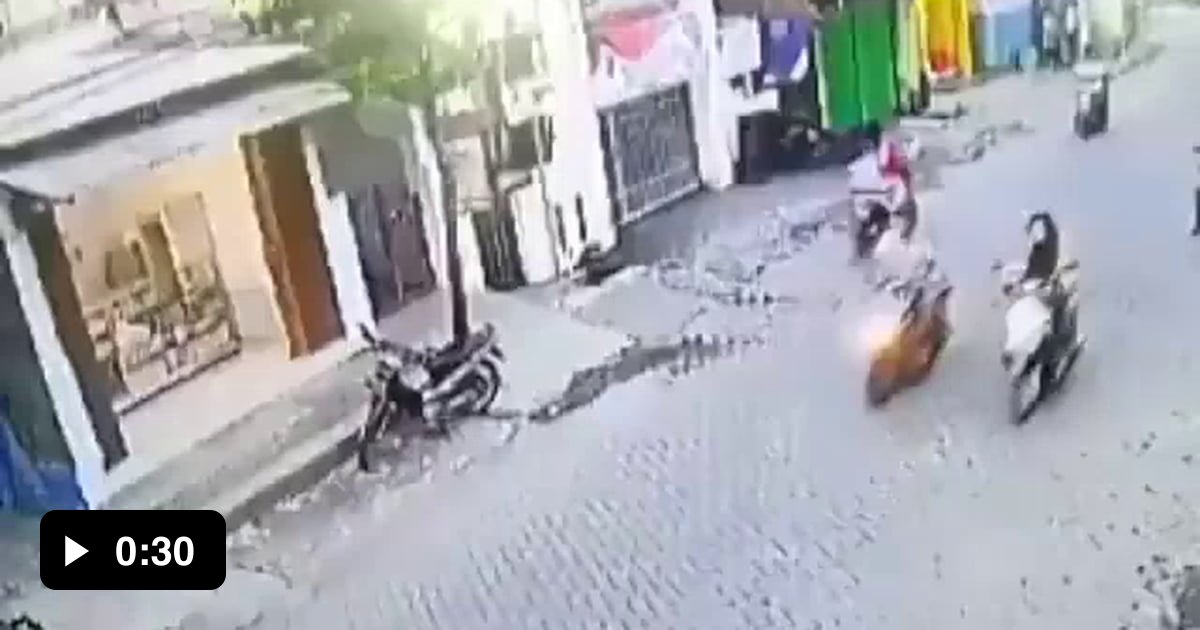 In southeast asia, health bar appears when you got into road accident ...