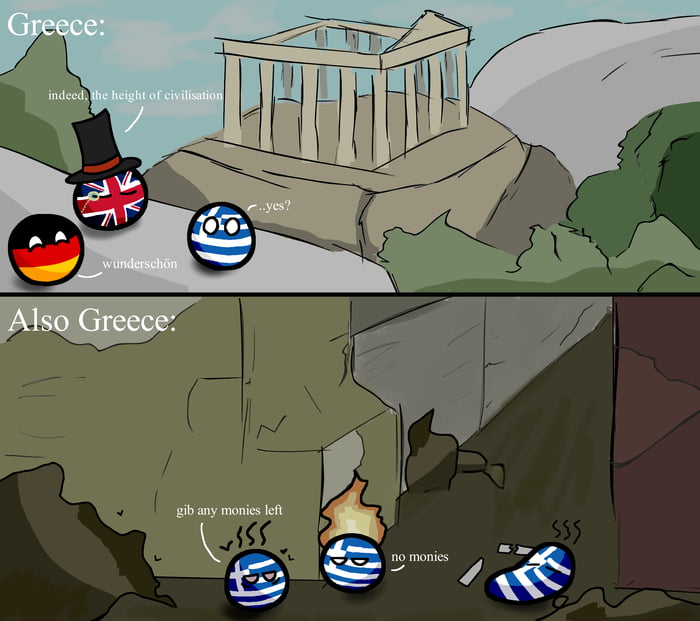 Duality of Greece - 9GAG