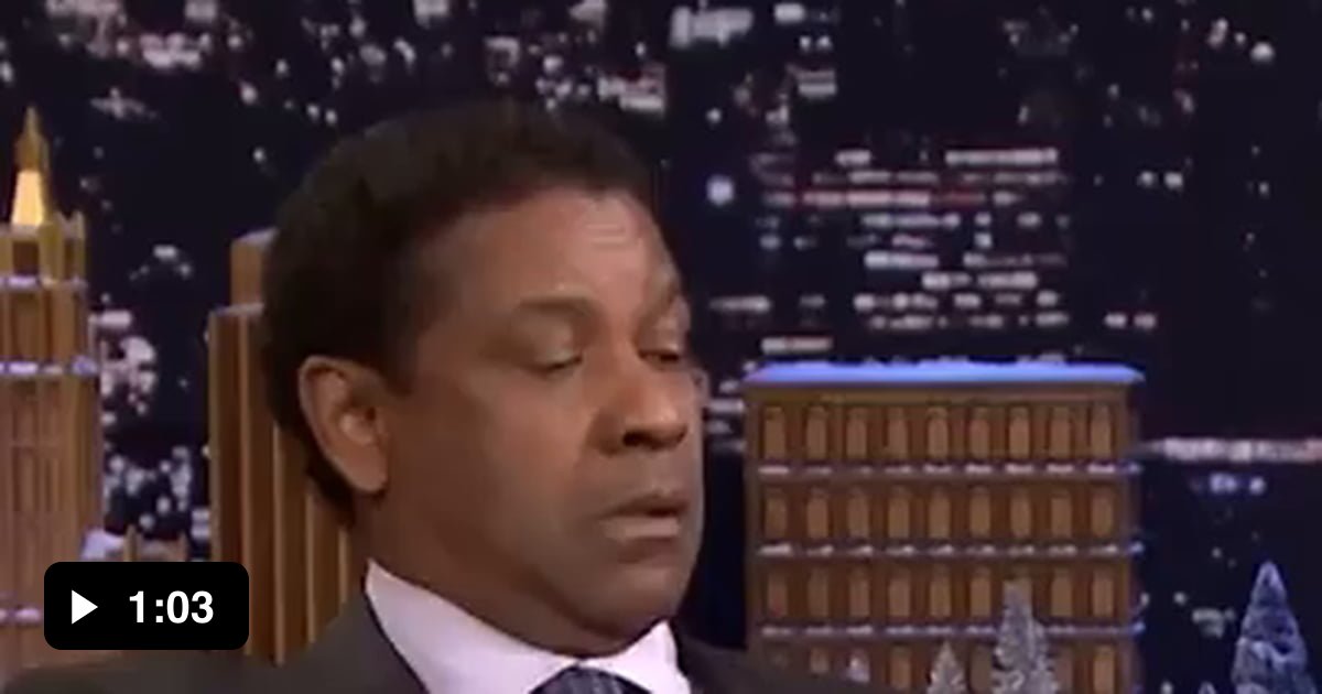 Denzel Washington dramatically reads greeting cards - 9GAG