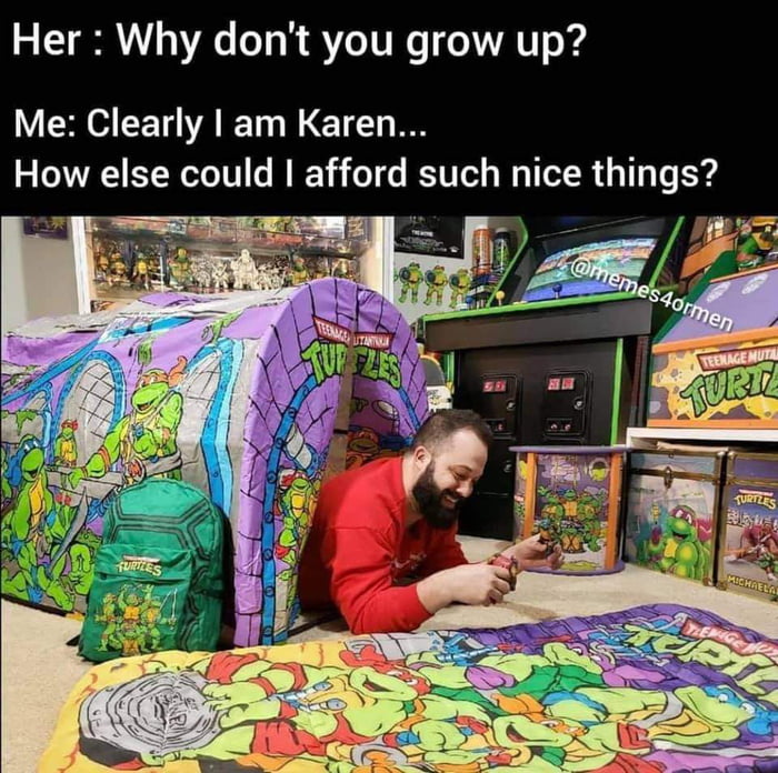 Never grow up, never surrender - 9GAG