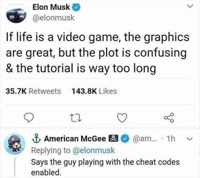 This guy might be the devs of the game, and he had punished the hacker. - 9GAG