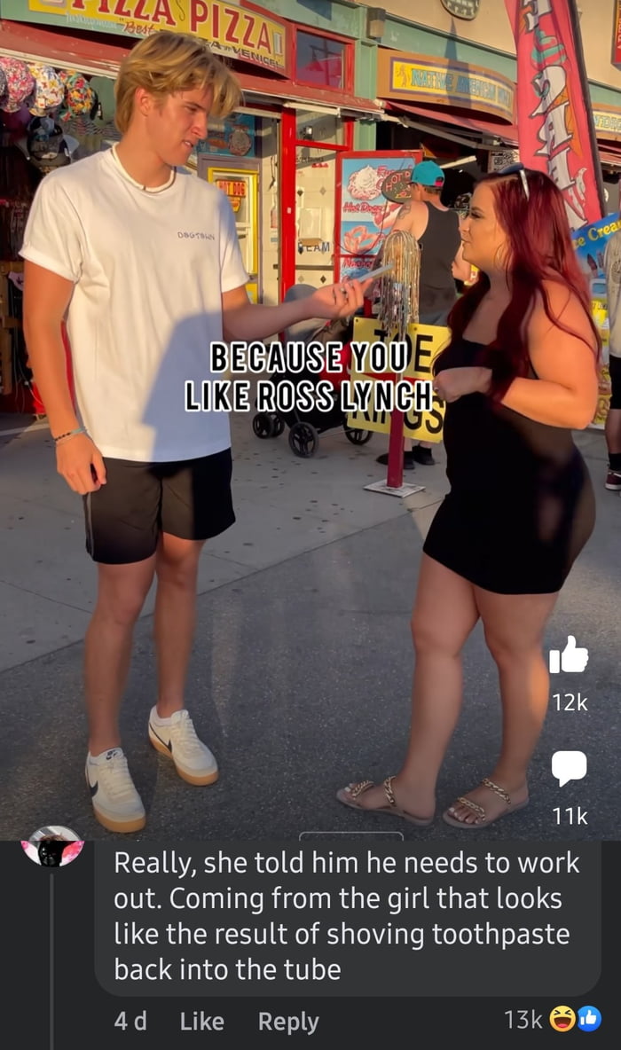 He asked if she would date him, she rejected him and told him he needs to work out - 9GAG