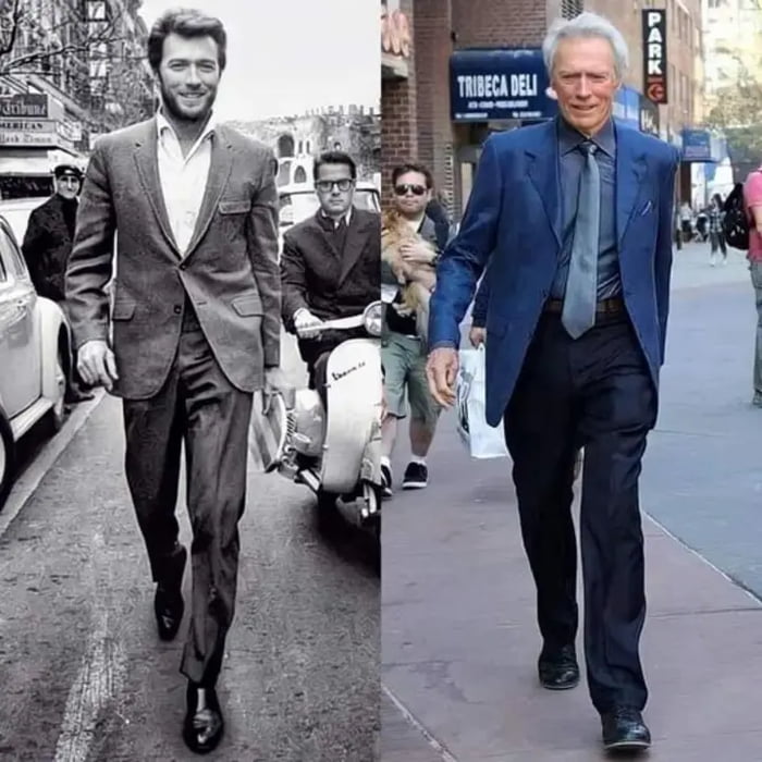 Clint Eastwood then and now - 9GAG