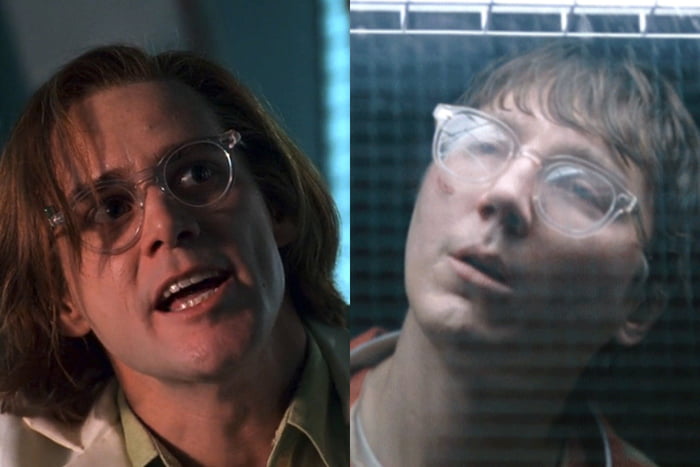 In both Batman Forever (1995) and The Batman (2022), The Riddler wears ...