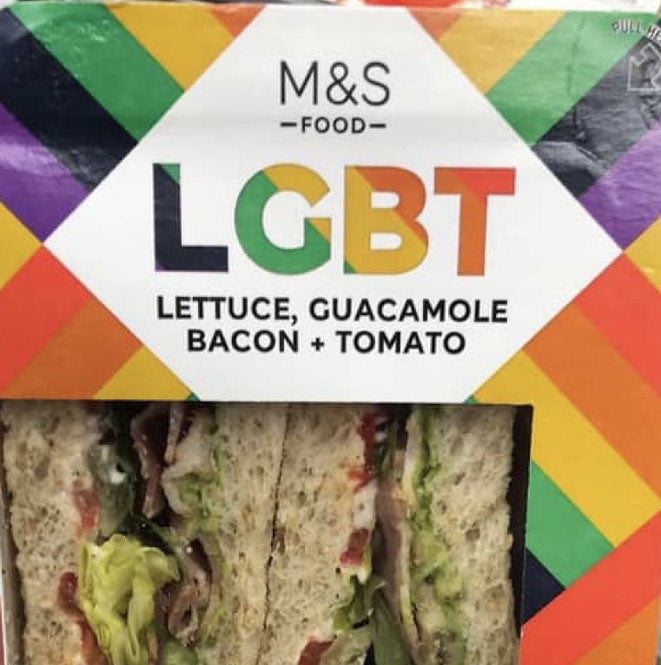 LGBT sandwich at M&S - 9GAG