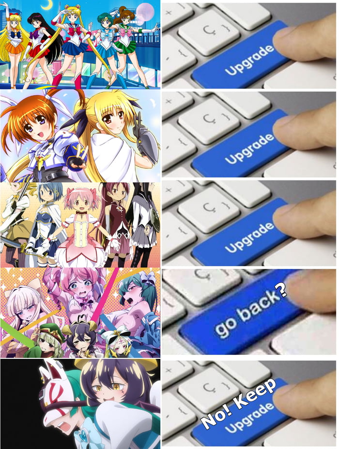 The evolution of Mahou Shoujo! - 9GAG