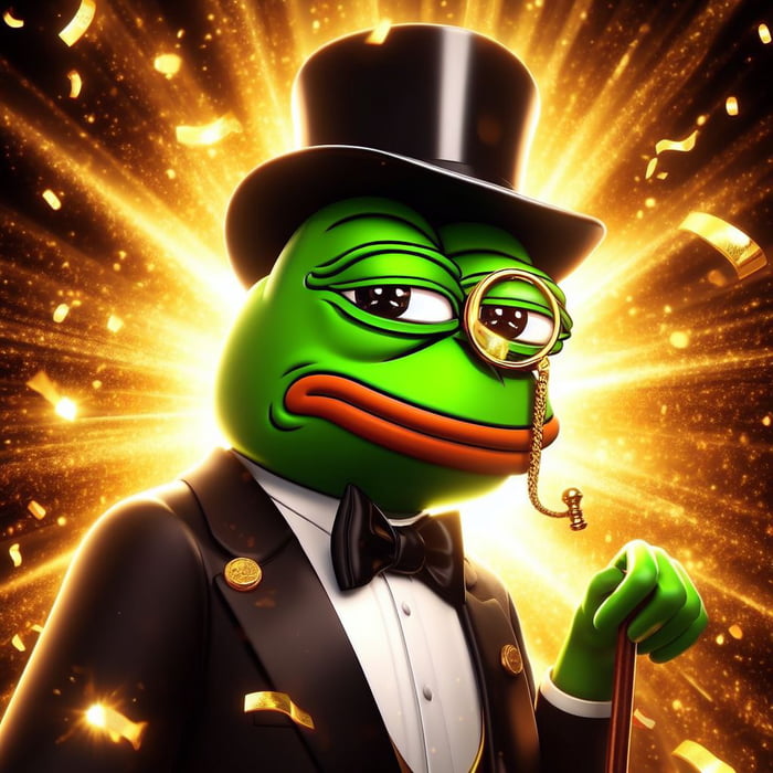 Super rare money Pepe that comes by once a repost. - 9GAG