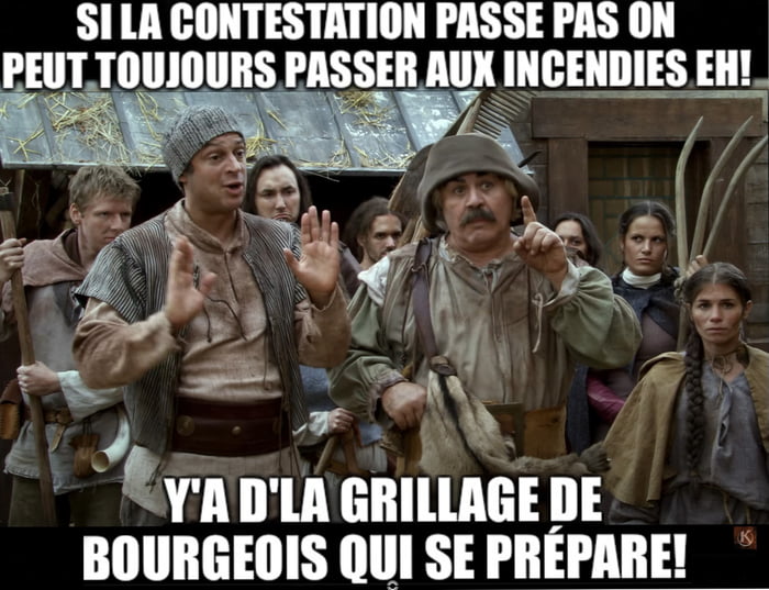 Something happen in France, french people: If the protest doesn't pass ...