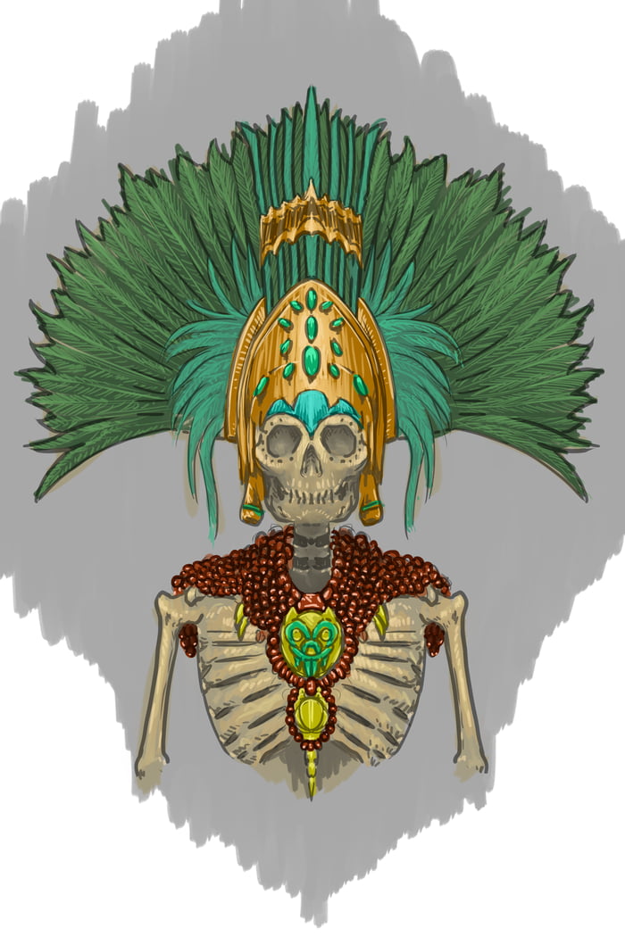 Practicing Aztec themes - 9GAG