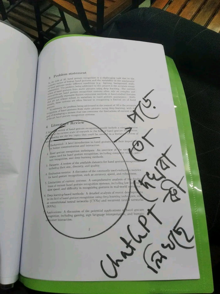 Student submitted an assignment written by chatgpt. The teacher wrote ...