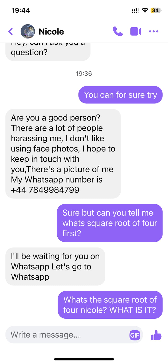 When you decide to try fb dating. As a certified 9gager all you get is bots. - 9GAG