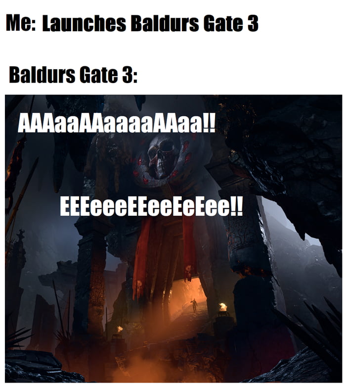 BG3 intro music - 9GAG