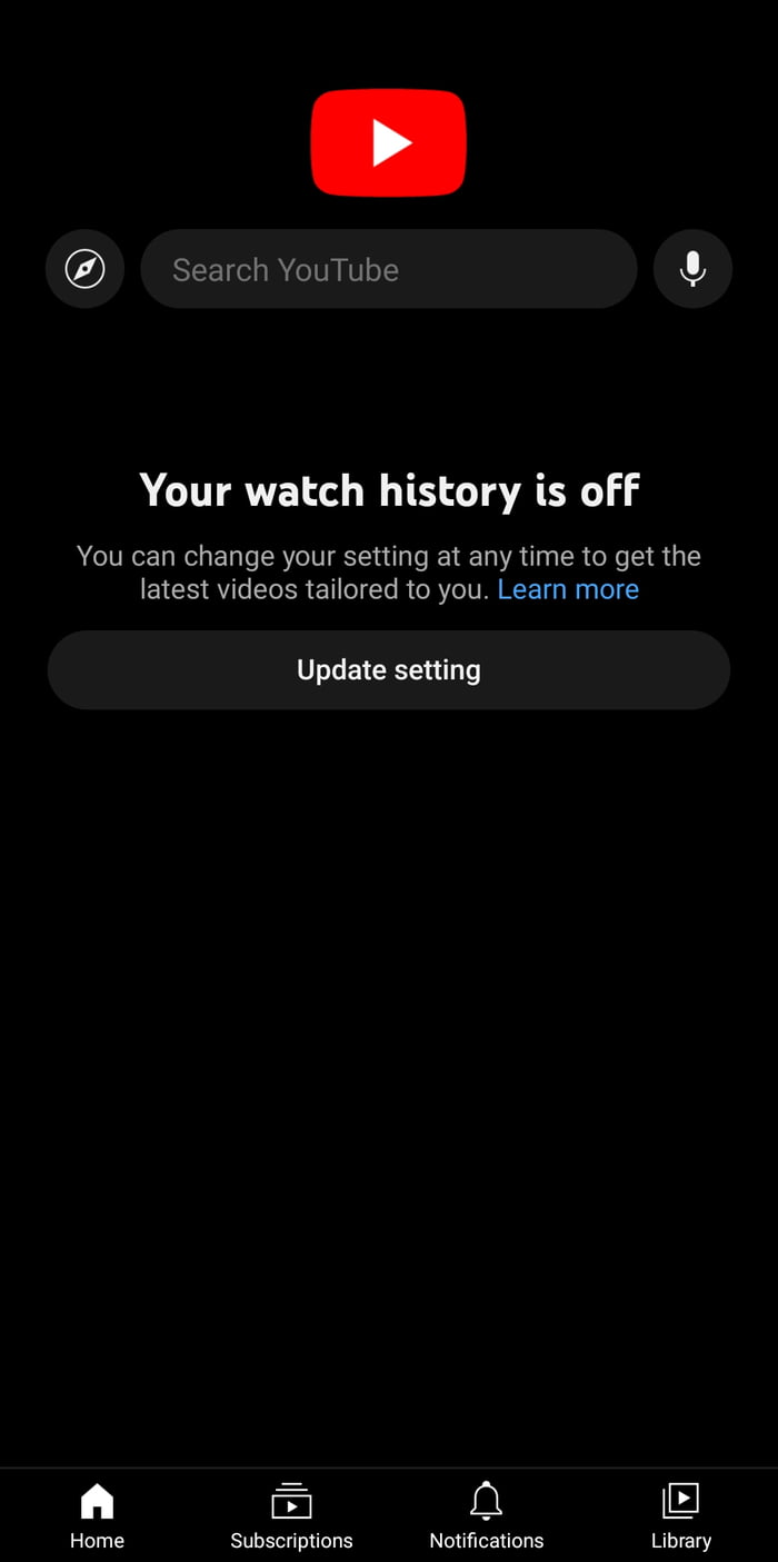 Yeah this happen...I only turn off history because I always get a weird 6-10 sec video on my ...